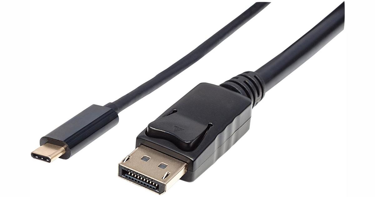 Manhattan USB-C to DisplayPort Adapter Cable, Converts a DP Alt Mode ...