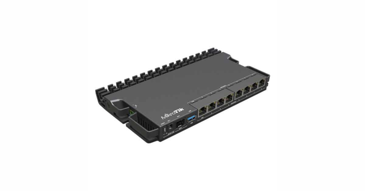 MikroTik Switch RouterBOARD RB5009UPr+S+IN No Wi-Fi, Router Switch ...