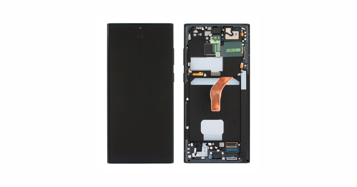 Samsung SM-S908 Galaxy S22 Ultra ekraanimoodul Graphite/Sky Blue/Red ...