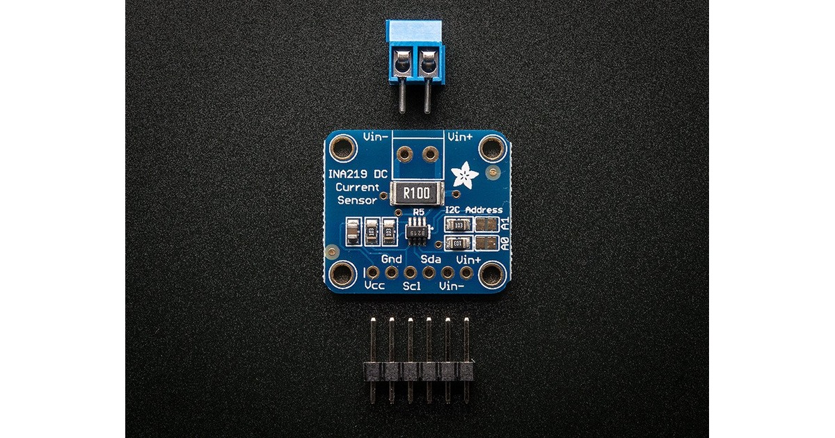 Adafruit INA219 High Side DC Current Sensor Breakout - 26V 3.2A Max ...