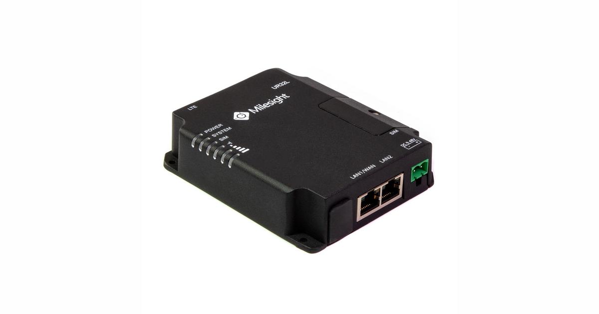 Milesight 4G/LTE Modem 4G Industrial Router UR32 Lite PoE UR32L-L04EU-P ...