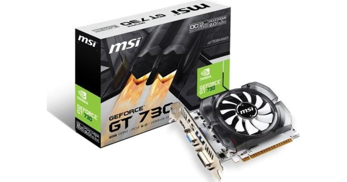 MSI NVIDIA GeForce GT 730 | 2 GB | 64 bit | PCIE 2.0 16x | DDR3 ...