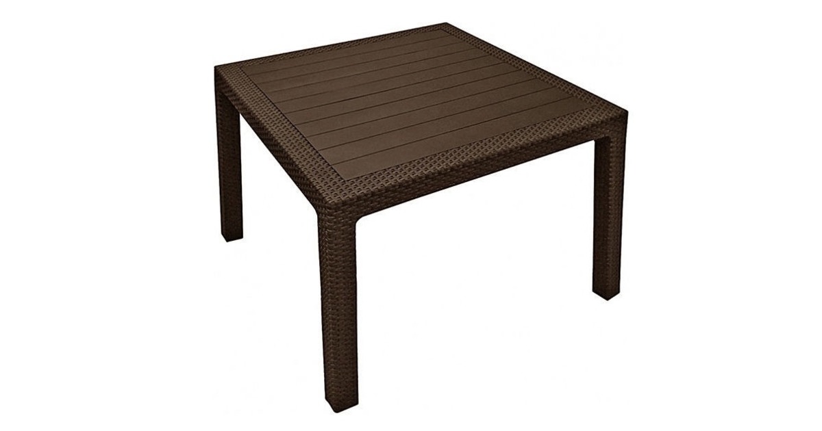 Keter Melody Quartet Garden Table Brown | Hinnavaatlus - hinnavõrdlus ...