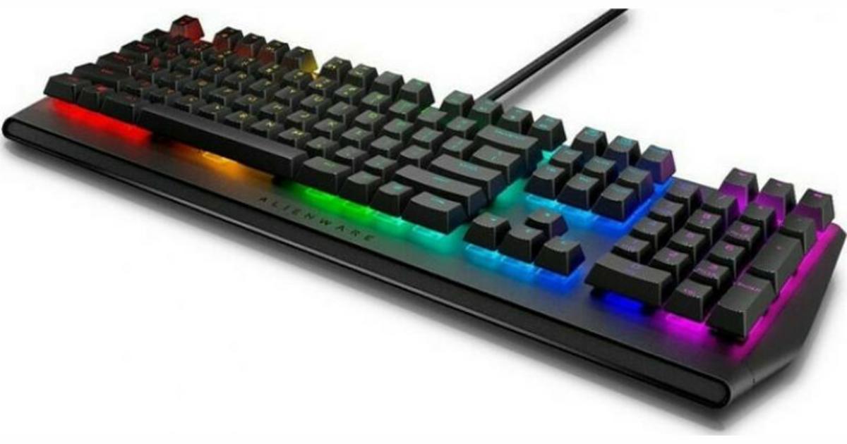 DELL Alienware RGB AW410K Mechanical Gaming Keyboard, RGB LED light ...
