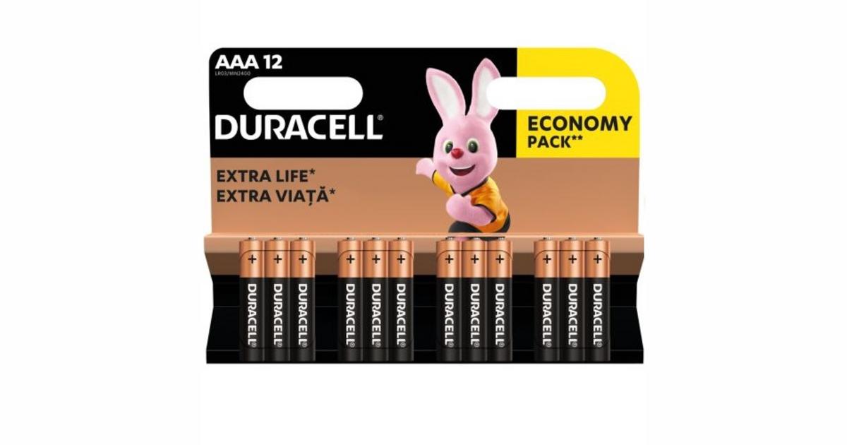 Duracell AAA/LR3 Basic Batteries Blister of 12 pcs. | Hinnavaatlus ...