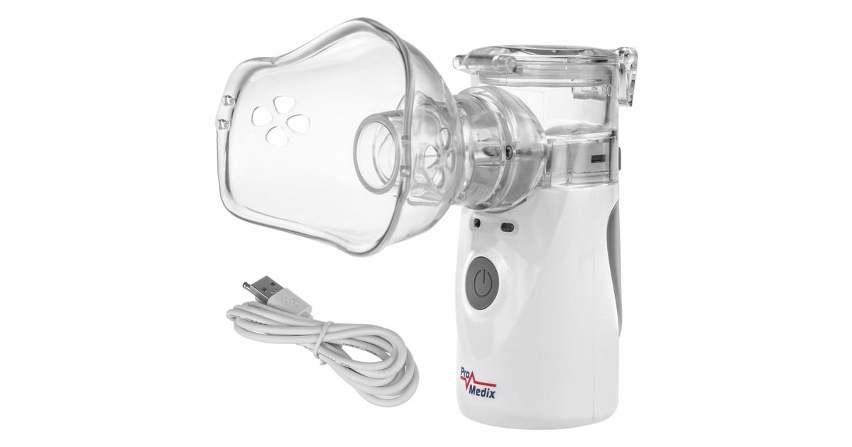 ProMedix PR-835 Portable Mesh Nebulizer Handheld USB with Accessories ...