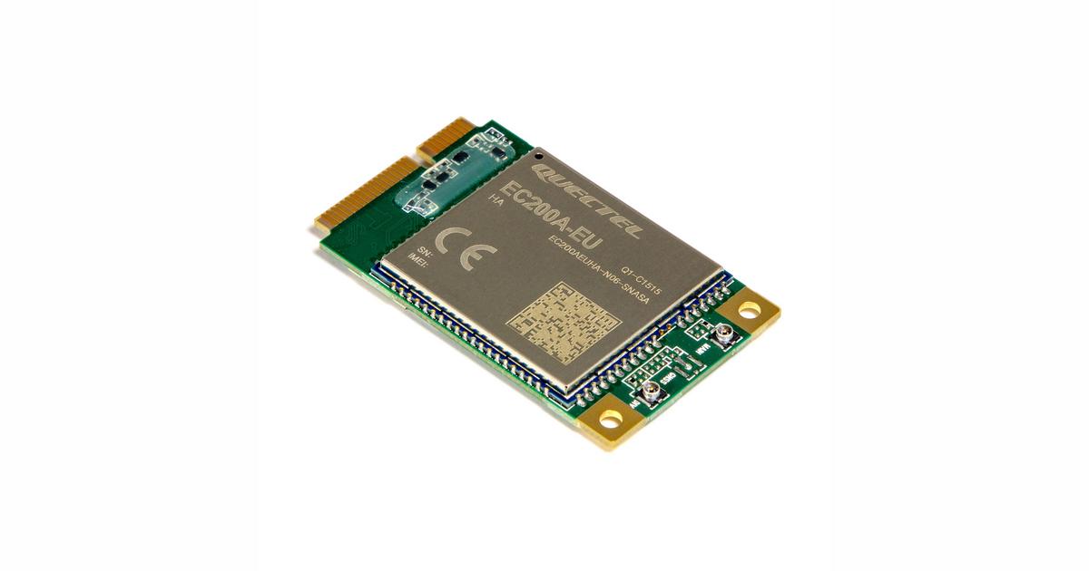 MikroTik PCI adapter WLAN mini-PCIe modem R11eL-EC200A-EU ...