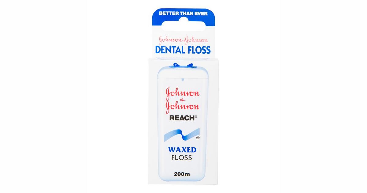 Johnson & Johnson Reach Dental Floss Waxed 200 m | Hinnavaatlus ...