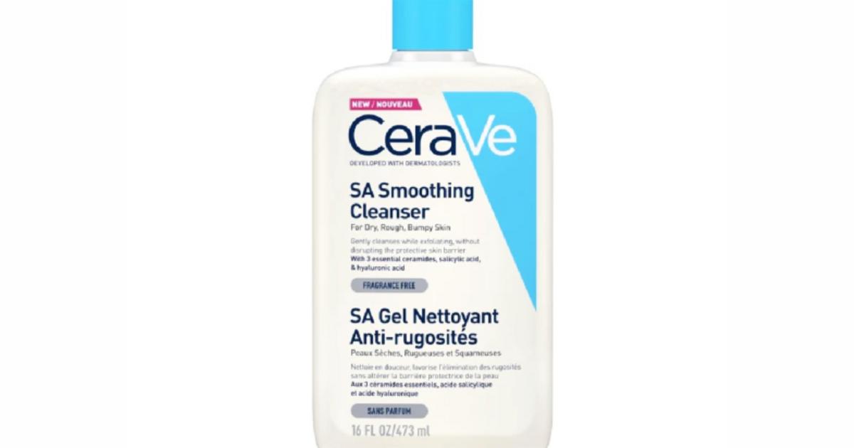 CERAVE SA Smoothing Cleanser õrnalt kooriv puhastusvahend näole 473 ml ...