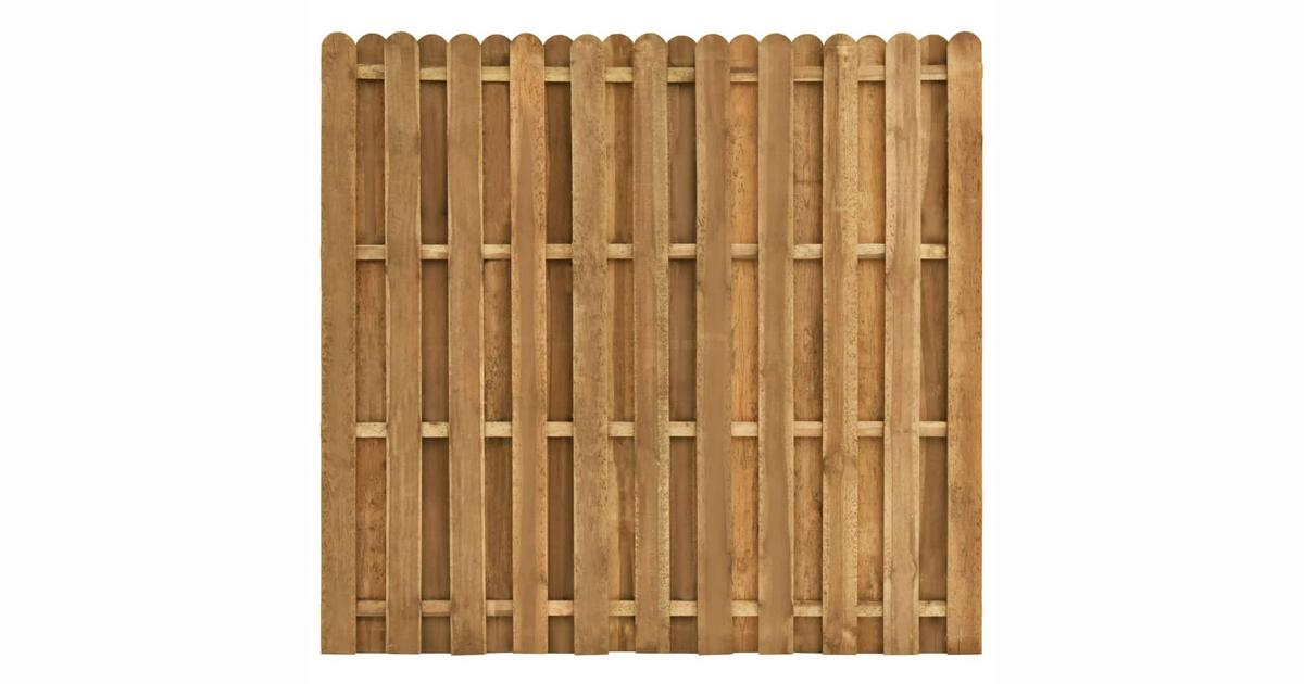 vidaXL 40" aiapaneel, immutatud männipuit, 180 x 170 cm 49012 ...