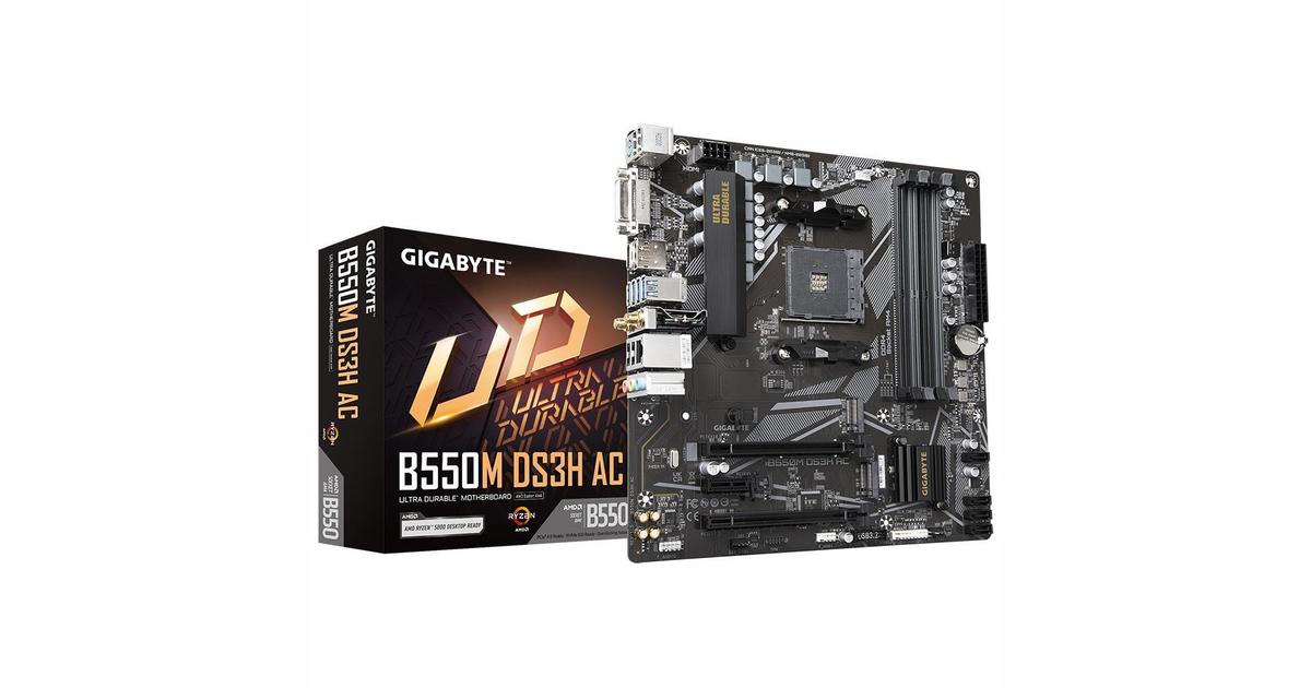 Gigabyte Mainboard AMD B550 SAM4 Micro-ATX Memory DDR4 Memory slots 4 1xPCI-Express 3.0 1x 1xPCI ...