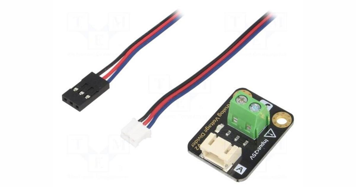 DFROBOT Sensor: voltage | analog | 3.3÷5VDC | Channels: 1 | Gravity | Hinnavaatlus ...