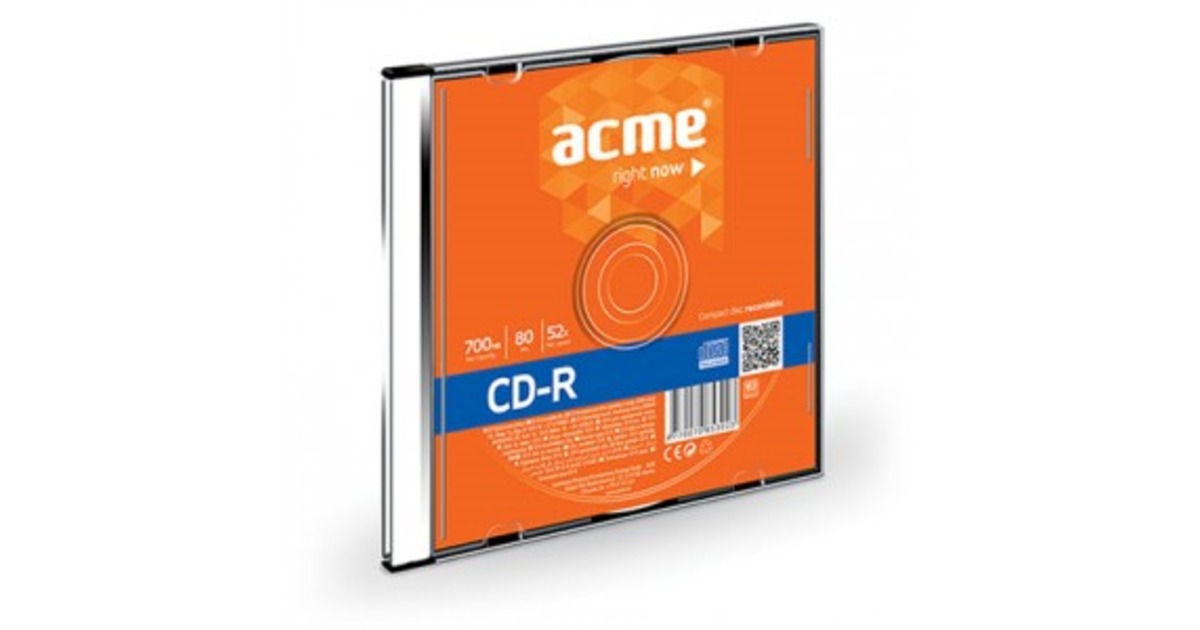 Acme CD-R 80/700MB 52X slim box | Hinnavaatlus - Tehnikakaupade ...
