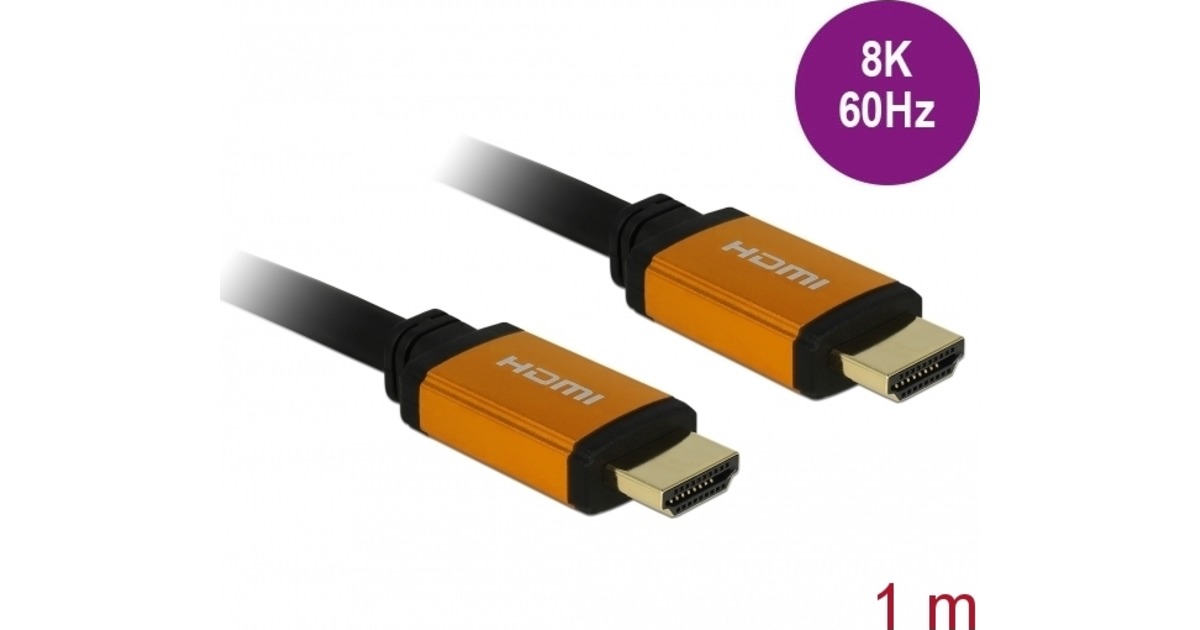 Delock HDMI kaabel 1.0m, Ultra High Speed, 8K@60Hz, 5K@120Hz, 4K@240Hz ...