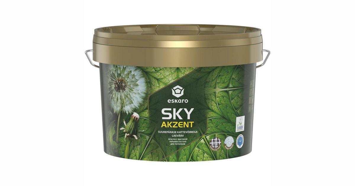 Eskaro LAEVÄRV AKZENT SKY 2,7L VALGE TÄISMATT | Hinnavaatlus ...