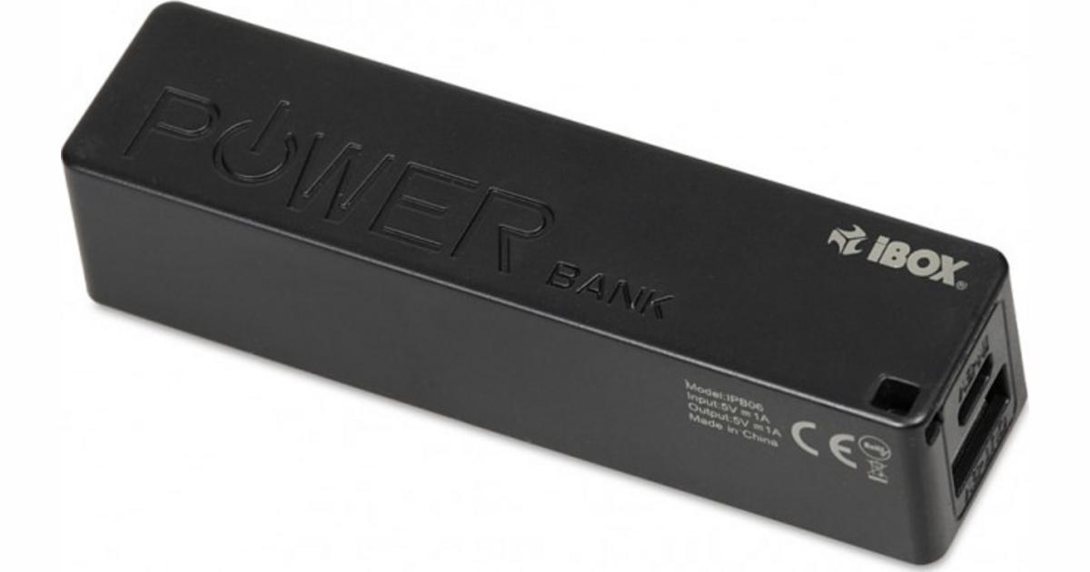 iBOX PB06 power bank Black Lithium-Ion (Li-Ion) 2200 mAh (IPB06 ...