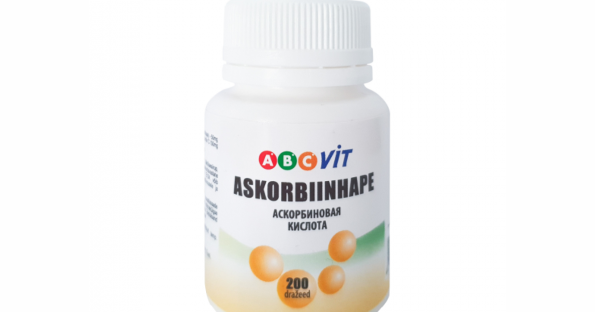 ABCVIT ASKORBIINHAPE 50MG N200 | Hinnavaatlus - hinnavõrdlus- ja IT ...