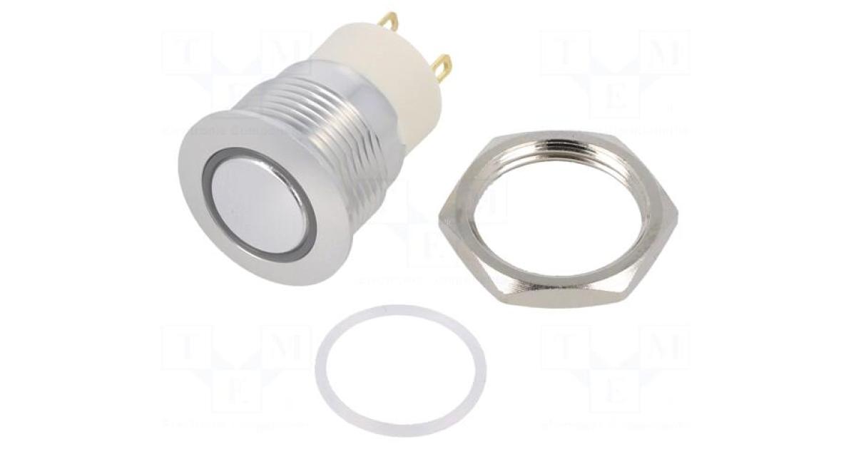 E-SWITCH Switch: vandal resistant | Pos: 2 | SPST-NO | 2A/36VDC | IP67 | OFF-ON | Hinnavaatlus ...