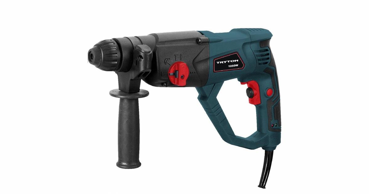 Tryton Hammer Drill Triton HAMMER-DRILL 1050W SDS + 4 FUNCTIONS, CASE ...
