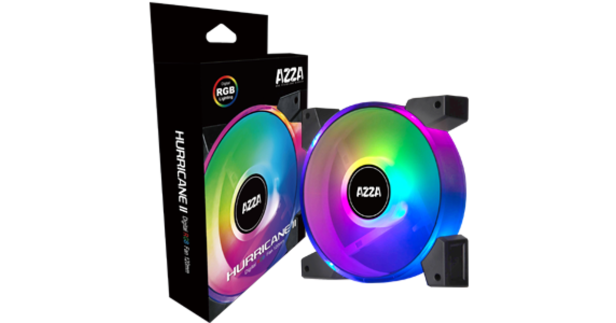Azza Case Fan Hurricane II Digital RGB fan 140mm | Hinnavaatlus ...