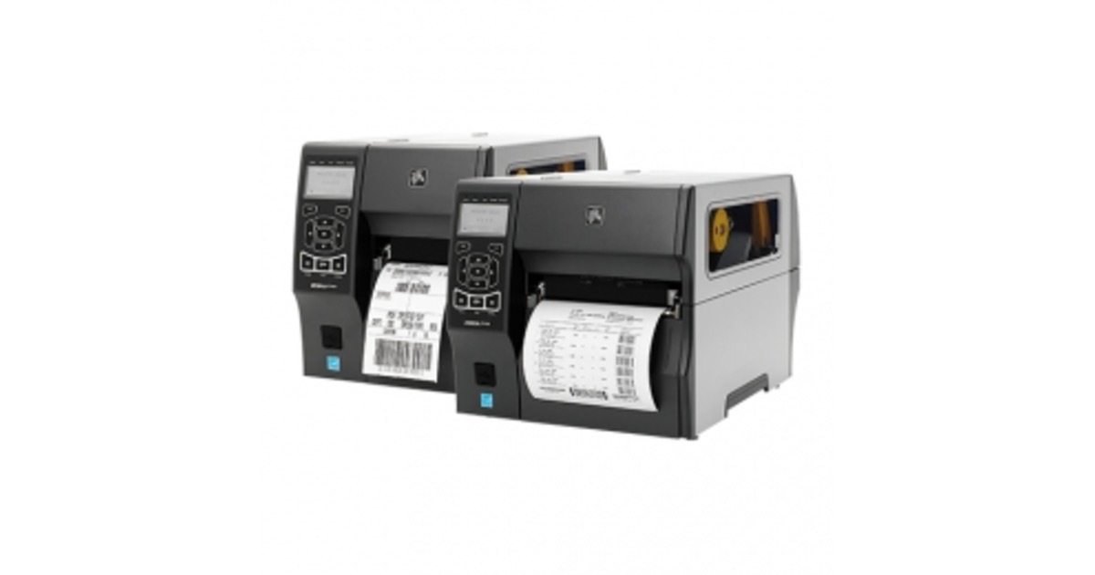 Zebra ZT410. 12 dots/mm (300 dpi). peeler. rewinder. RTC. display. EPL ...