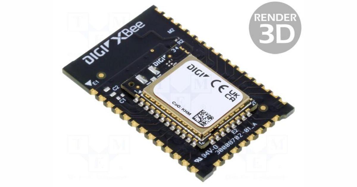 DIGI INTERNATIONAL Module: RF | PCB | XBee | 2.4GHz | I2C,SPI,UART ...