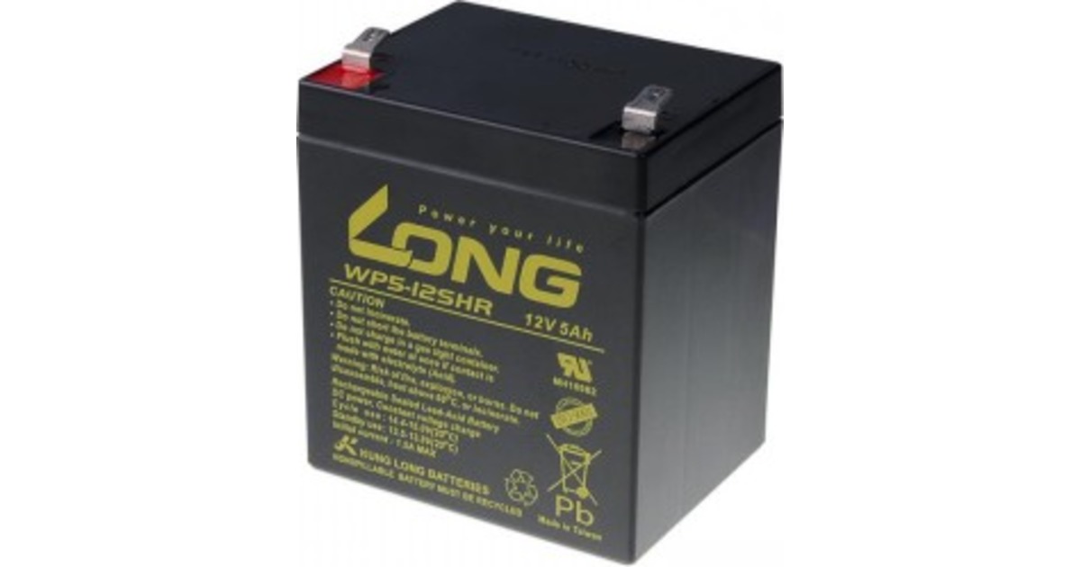 AVACOM LONG 12V 5AH LEAD-ACID BATTERY HIGHRATE F2 (WP5-12SHR F2 ...