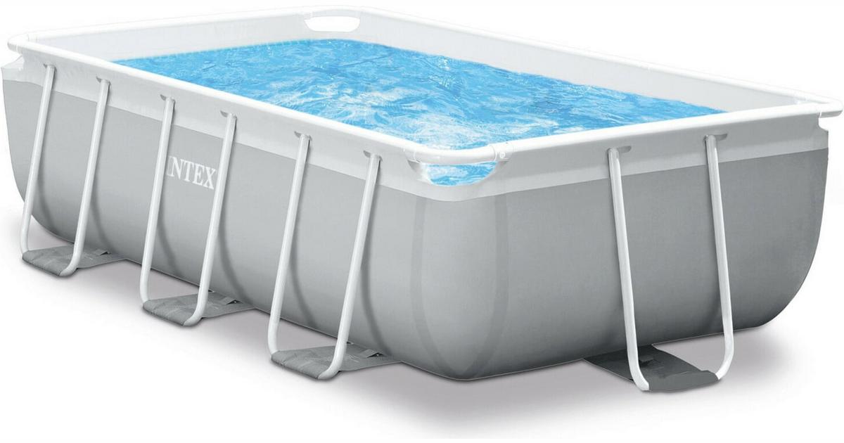 Intex Bassein Frame Pool Set Prism Quadra 300 x 175 x 80cm, (helehall ...