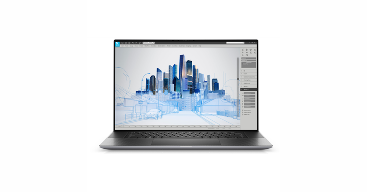 DELL Mobile Precision 5760 Titan Gray, 17.0 ", WVA, WLED FHD+, 1920 x ...