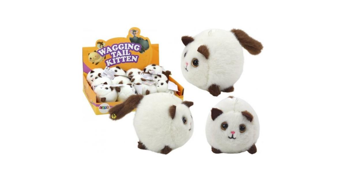 Lean Toys Plush Stretched Cat Jumping Mascot White | Hinnavaatlus ...