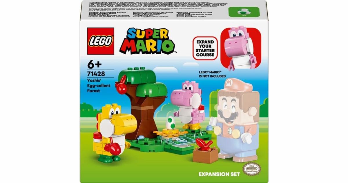LEGO 71428 Super Mario Yoshis' Egg-cellent Forest Expansion Set– Yoshi ...
