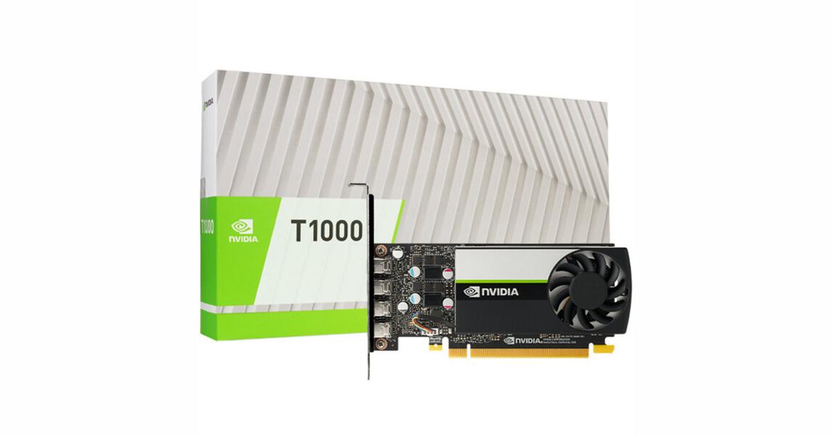 NVIDIA Quadro T1000 LP 8GB | Hinnavaatlus - hinnavõrdlus- ja IT ...