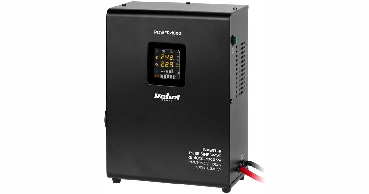 Rebel POWER-1000 Wall-Mounted Emergency Power Supply - converter with ...