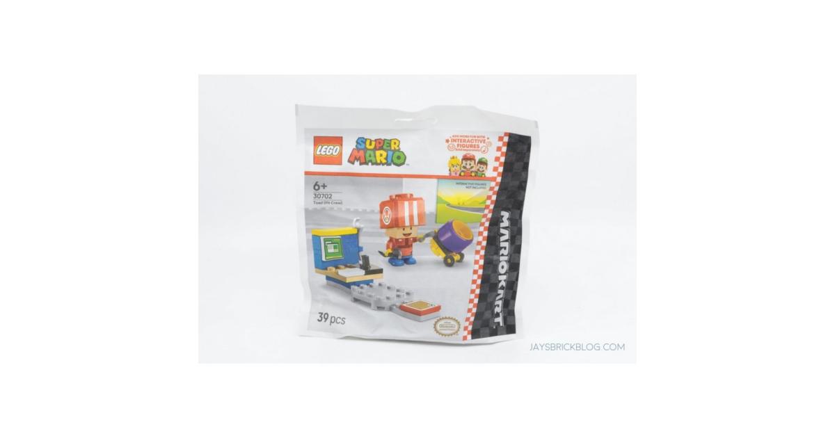 LEGO Bricks Super Mario 30702 Mario Kart - Toad (Pit Crew ...