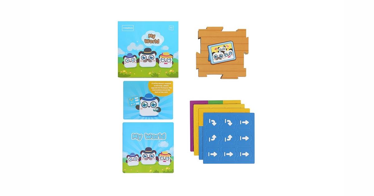 Makeblock Roboti kodeerimiskaardid mTiny Coding Kit Map Pack ...