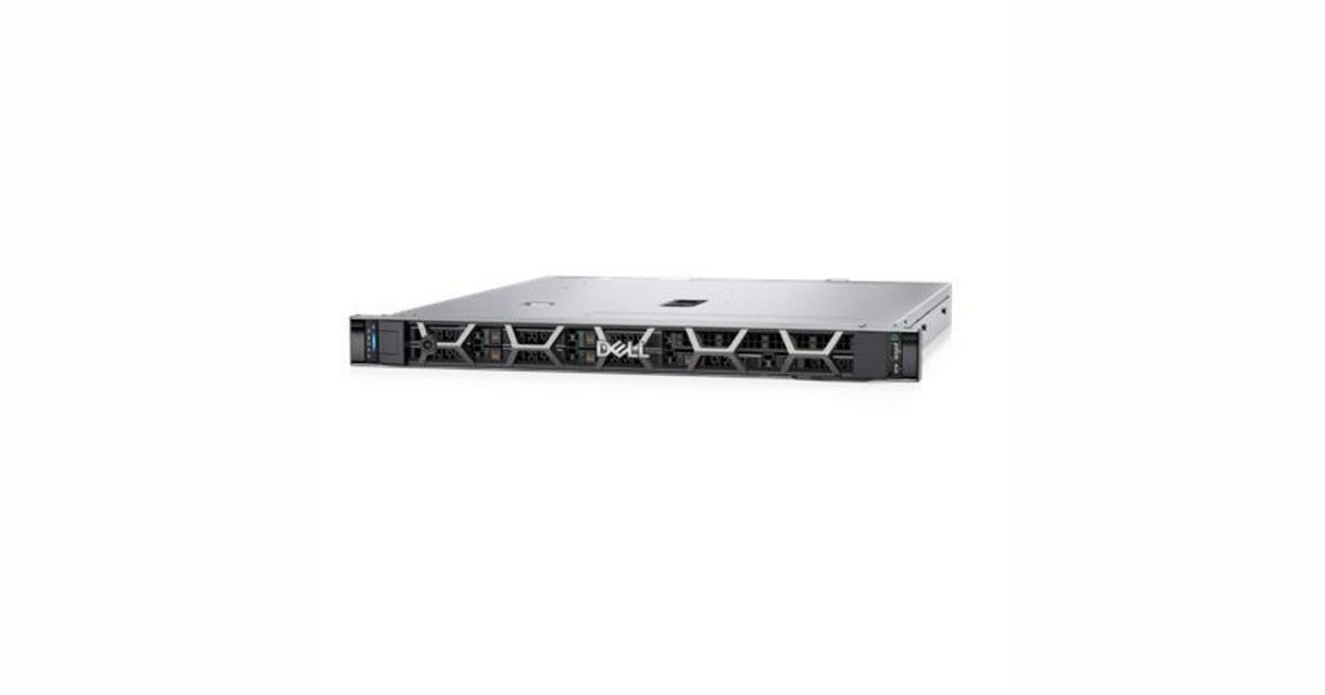 DELL PowerEdge R350 Rack (1U), Intel Xeon, E-2314, 2.8 GHz, 8 MB, 4T ...