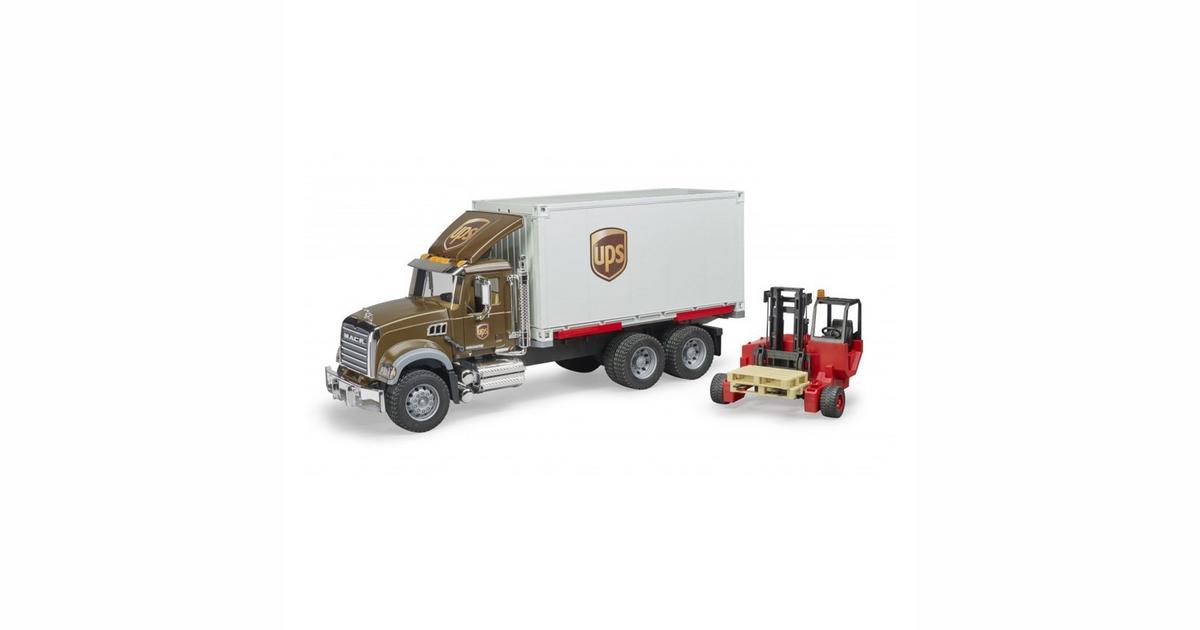 Bruder MACK Granite UPS Logistics truck with fo | Hinnavaatlus ...