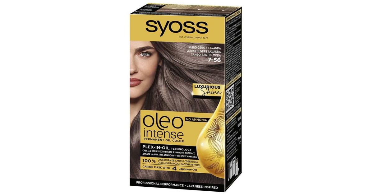 Syoss Juuksevärv Oleo Intense, lavender ash blonde, 7-56, 50 ml ...