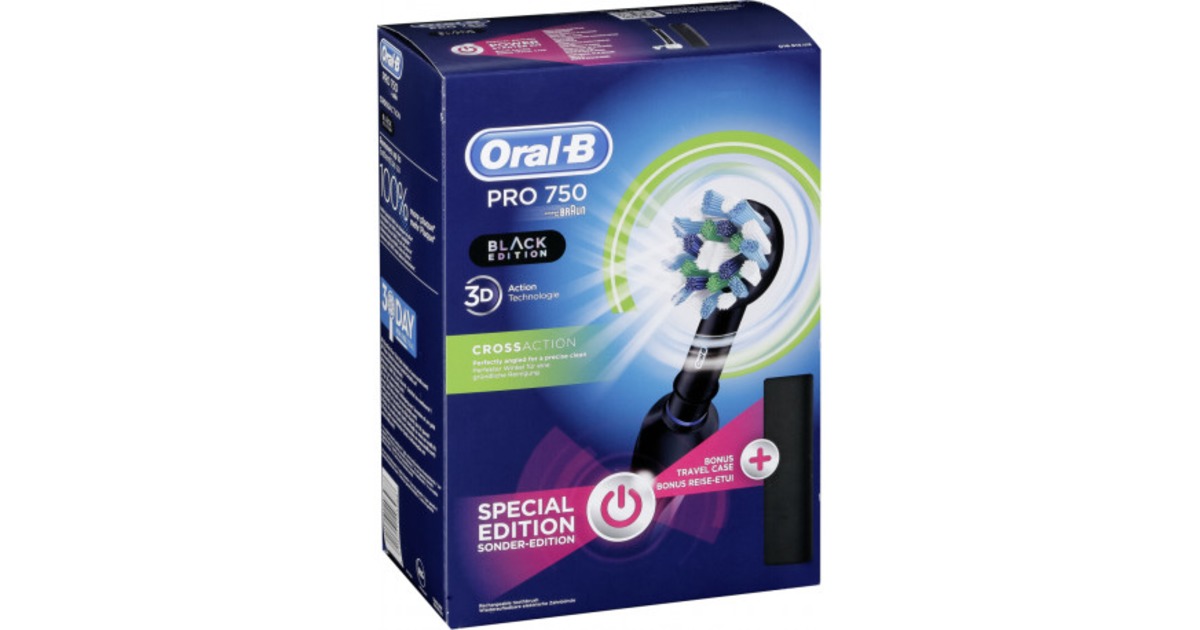 Braun Oral-B Pro 750 CrossAction Black Edition | Hinnavaatlus ...