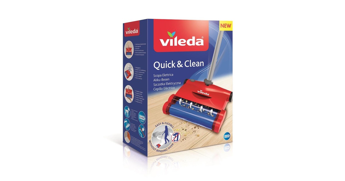 Vileda Rechargeable Cordless Sweeper Quick & Clean | Hinnavaatlus ...