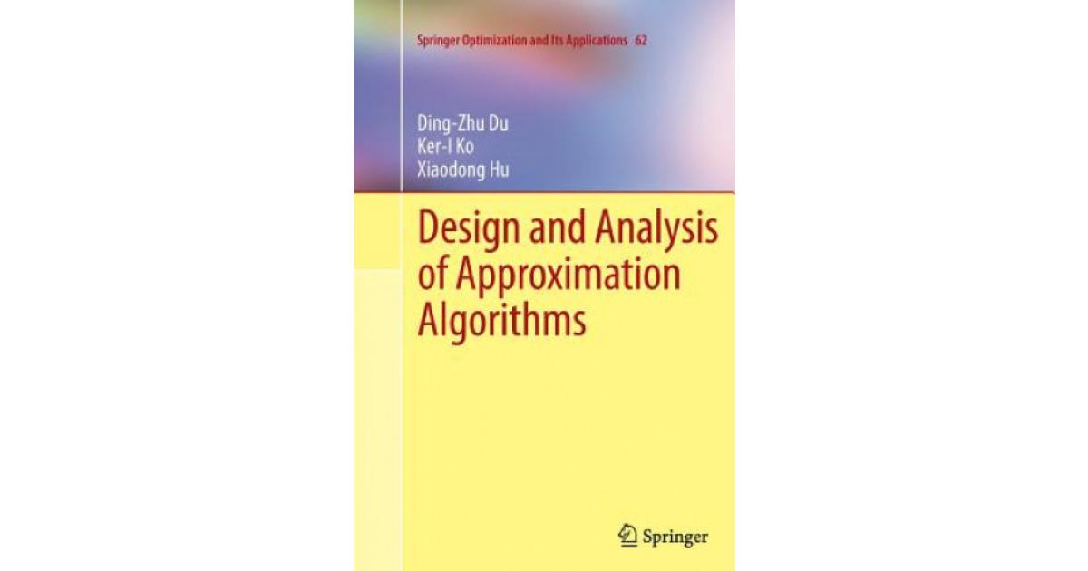 Springer-Verlag New York Inc. Design and Analysis of Approximation ...