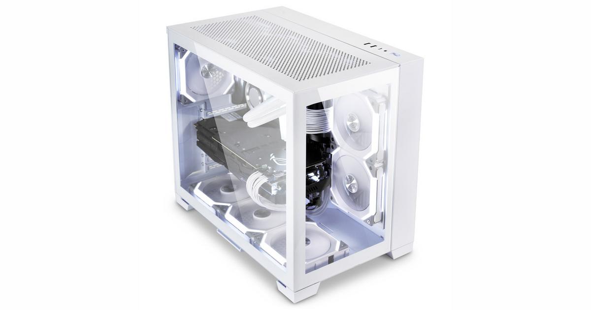 Lian Li O11 Dynamic Mini Snow Edition, Midi-Tower, Tempered Glass ...