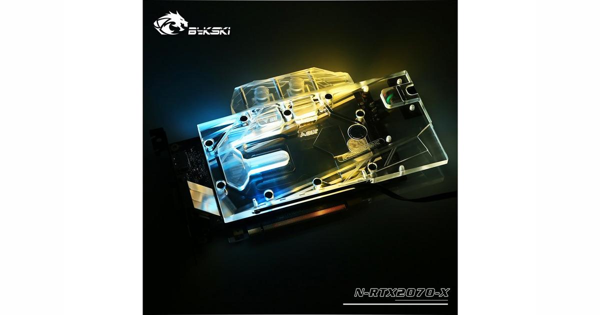 Bykski GPU Nvidia N-RTX2070-X Full Cover graphics card water block ...