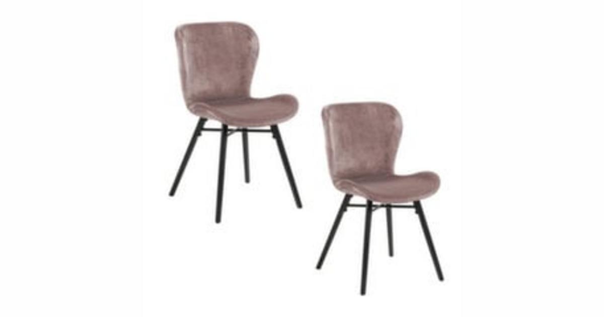 home4you 2-osaline toolikomplekt Batilda A1, roosa/must | Hinnavaatlus ...