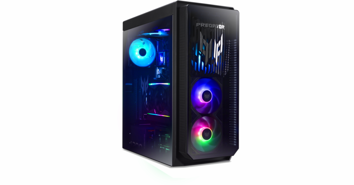 Acer Predator Orion 7000 PC Gaming Desktop Intel Ultra 9 285K, 128GB ...