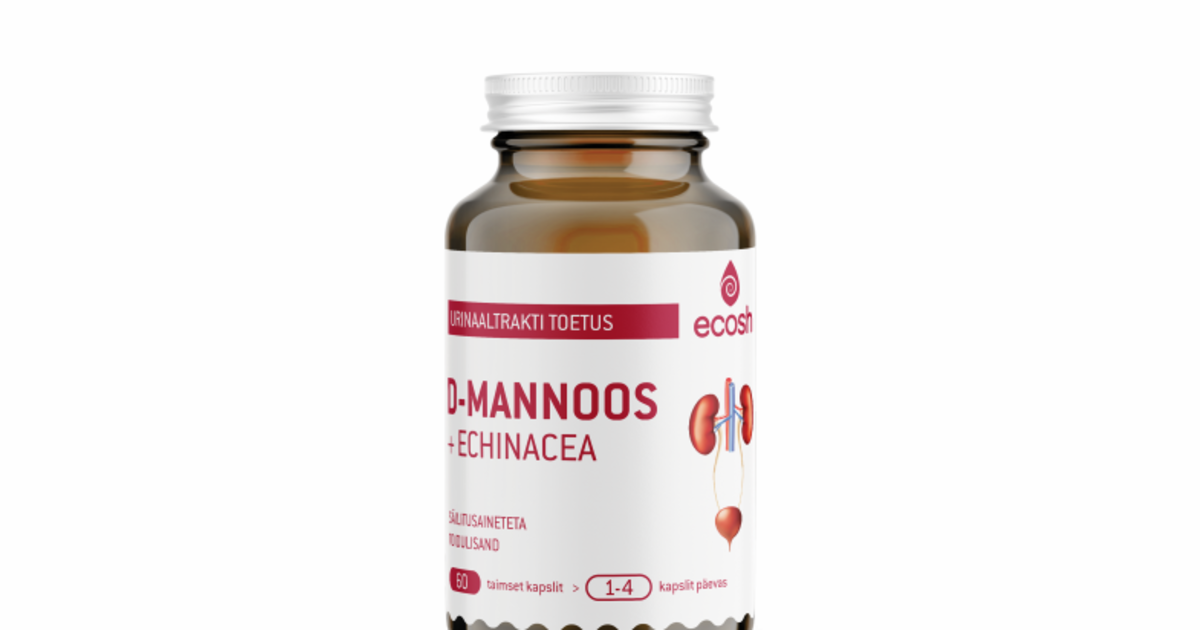 ECOSH D-Mannoos + Echinacea kapslid N60 | Hinnavaatlus - hinnavõrdlus ...