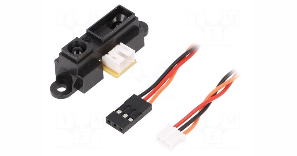 DFROBOT Sensor: distance | infrared | 4.5÷5.5VDC | Dim: 40x20x13.5mm ...
