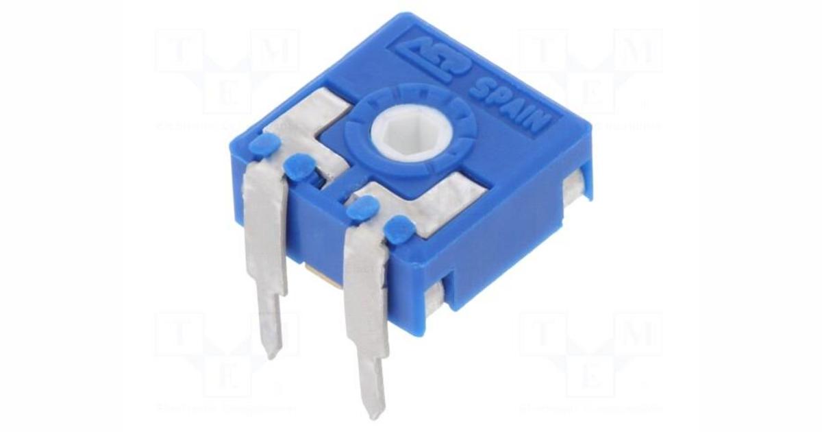 ACP Potentiometer: mounting | single turn,horizontal | 1kΩ | 0.15W | ± ...