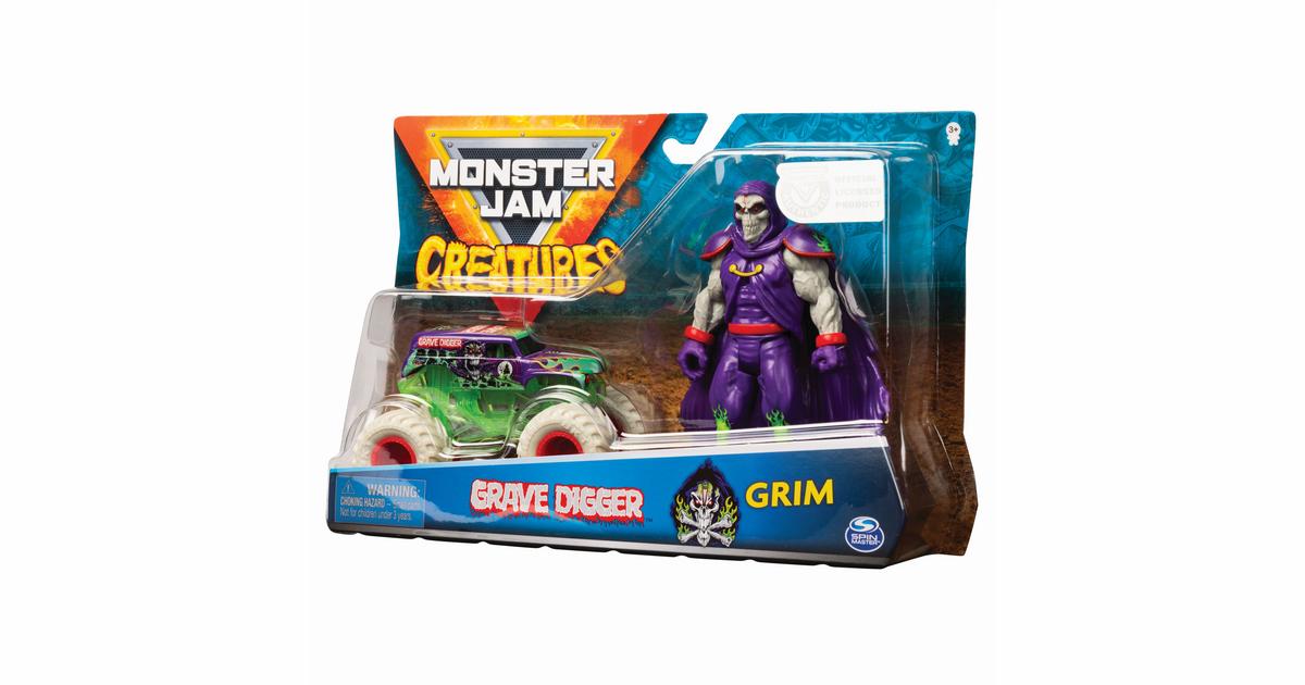 Monster Jam MOSNTER JAM stantsimismasin 1:64 Creature Figures ...