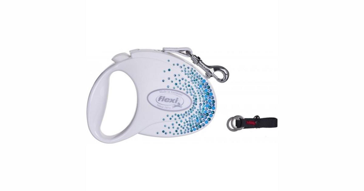 Flexi Flexi Glam Splash Ocean leash, M STRIP 5m, white | Hinnavaatlus ...